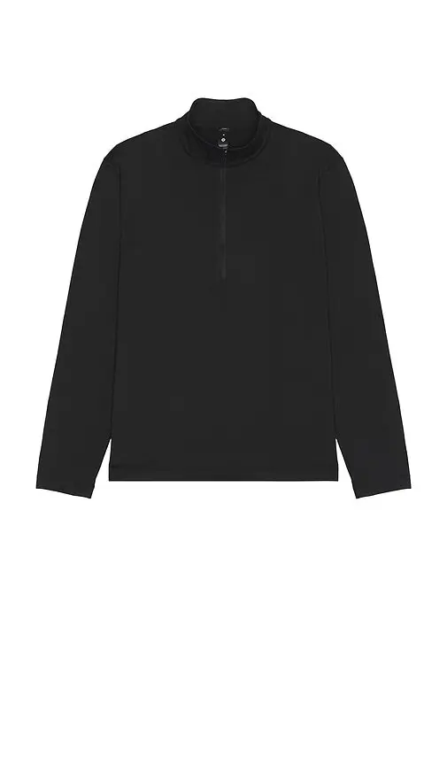 Lululemon Soft Jersey Half Zip Sweater - Black