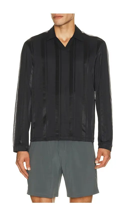 Lululemon Knit Stripe Rugby Shirt