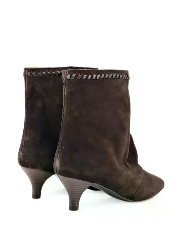 TORAL SHOES Maeve Whipstitch-trim Ankle Boots