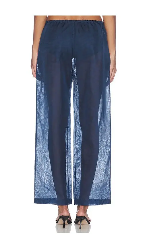 Renggli Organza Pant In Navy - Midnight