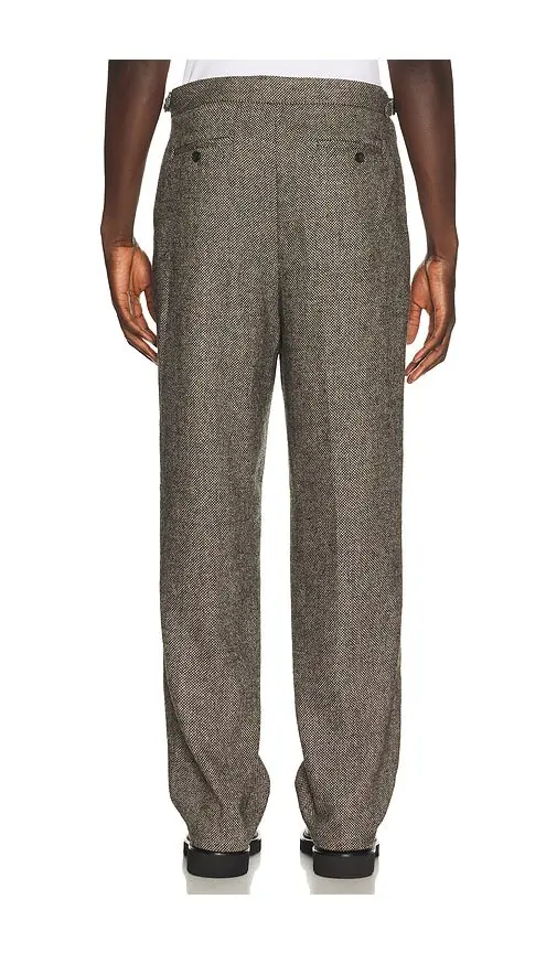 PERCIVAL Wilde Birdseye Pleated Trousers