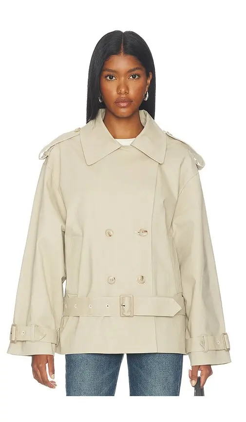 LAMARQUE Vinetta Jacket In Tan - Khaki