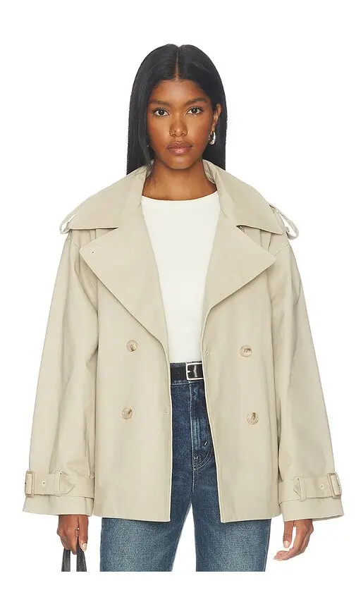 LAMARQUE Vinetta Jacket In Tan - Khaki