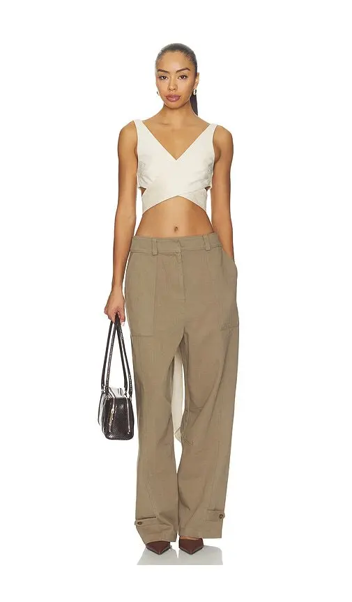 BY.DYLN Imogen Wrap Top