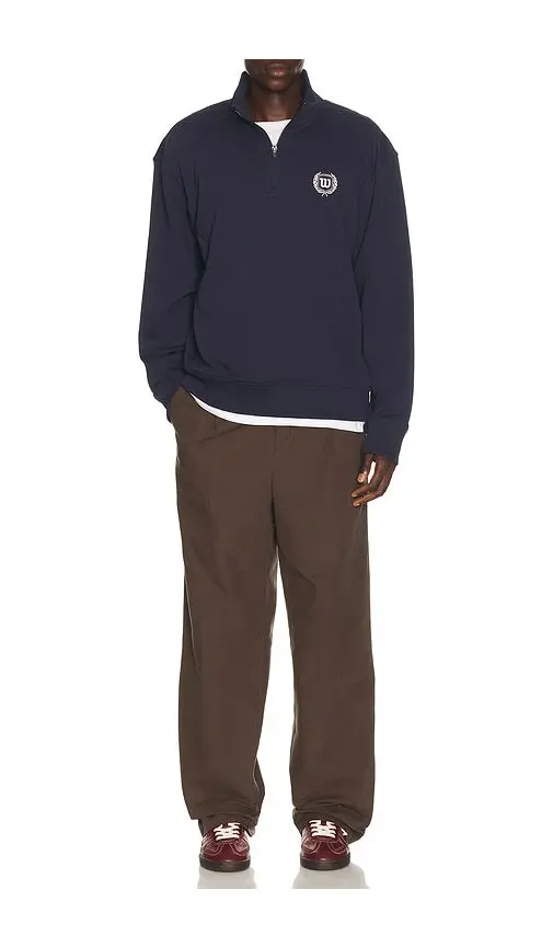 Wilson Playstate Half Zip Sweatshirt In Navy