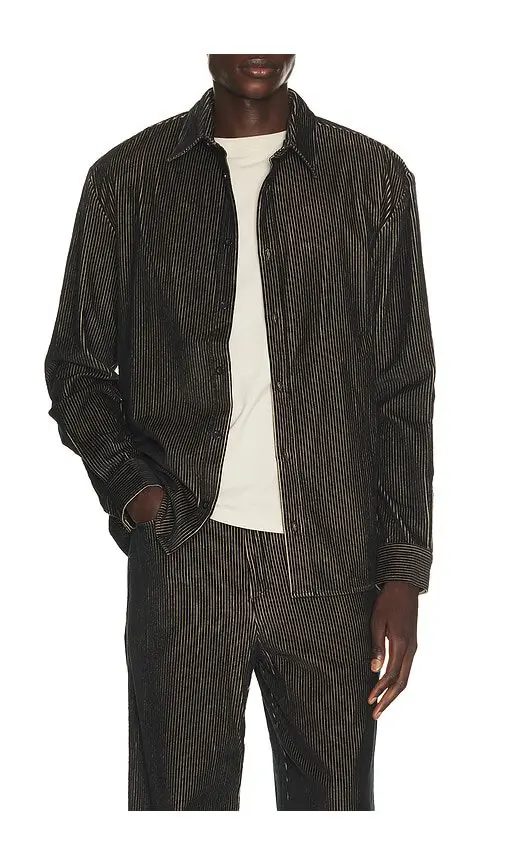 KROST Jordan Corduroy Shirt - Black