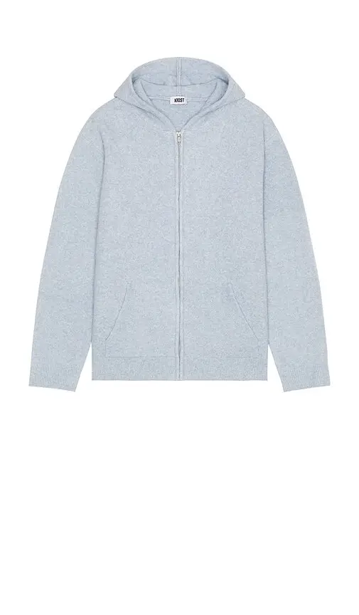 KROST Alpaca Zip Hoodie In Blue