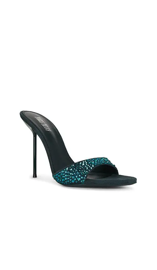 Paris Texas Lidia Mule In Teal - Teal Quartz