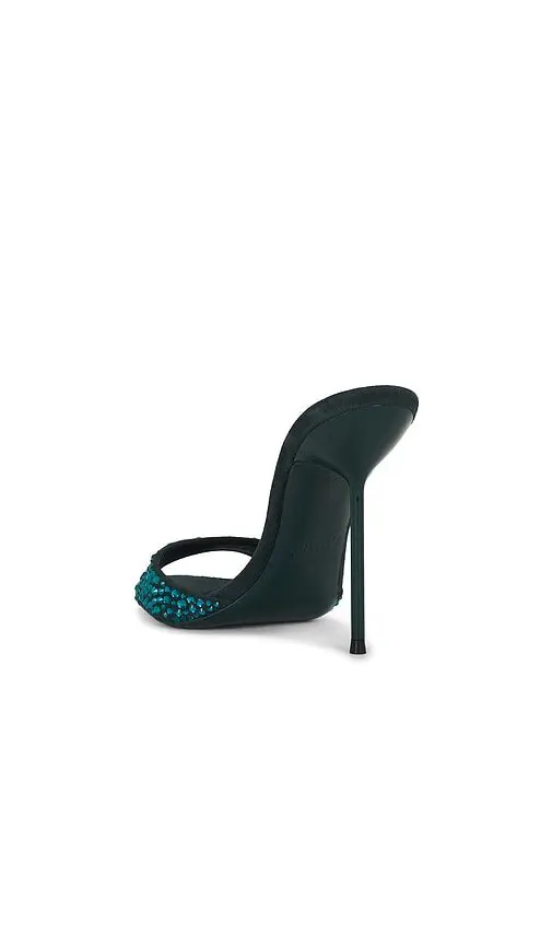 Paris Texas Lidia Mule In Teal - Teal Quartz