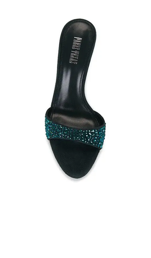 Paris Texas Lidia Mule In Teal - Teal Quartz
