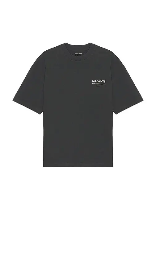 ALLSAINTS Backstage Short Sleeve Tee In Grey
