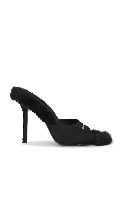 Alexander Wang Cher 105mm Faux Fur Mule