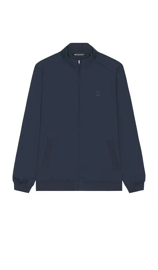 Travis Mathew Otc 2.0 Full Zip Jacket In Blue