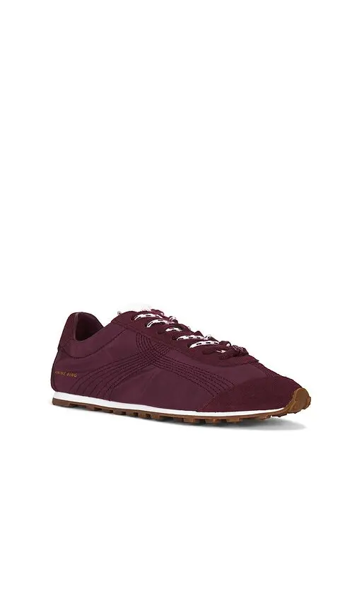 ANINE BING Juna Sneaker In Burgundy