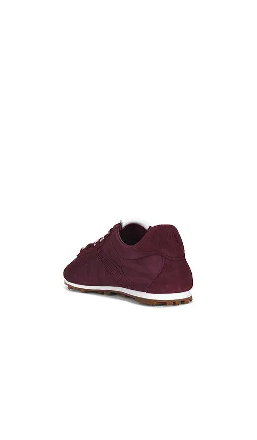 ANINE BING Juna Sneaker In Burgundy