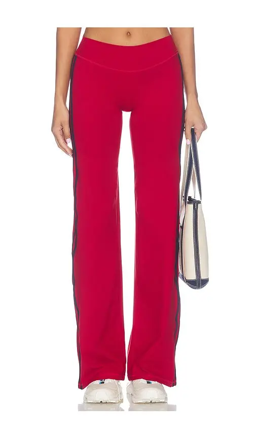 FORM Track Leggings In Red