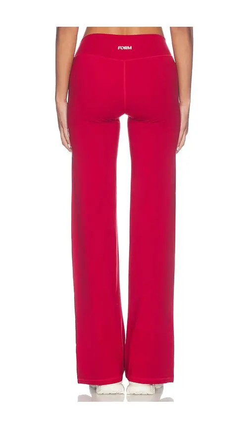 FORM Track Leggings In Red