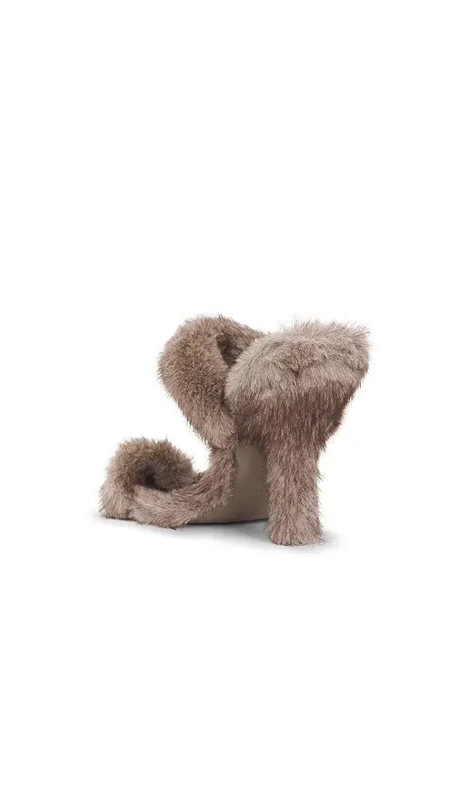 Alexander Wang Paloma 105mm Faux Fur Toe Ring Sandal