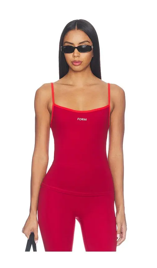 FORM Cami Top In Red
