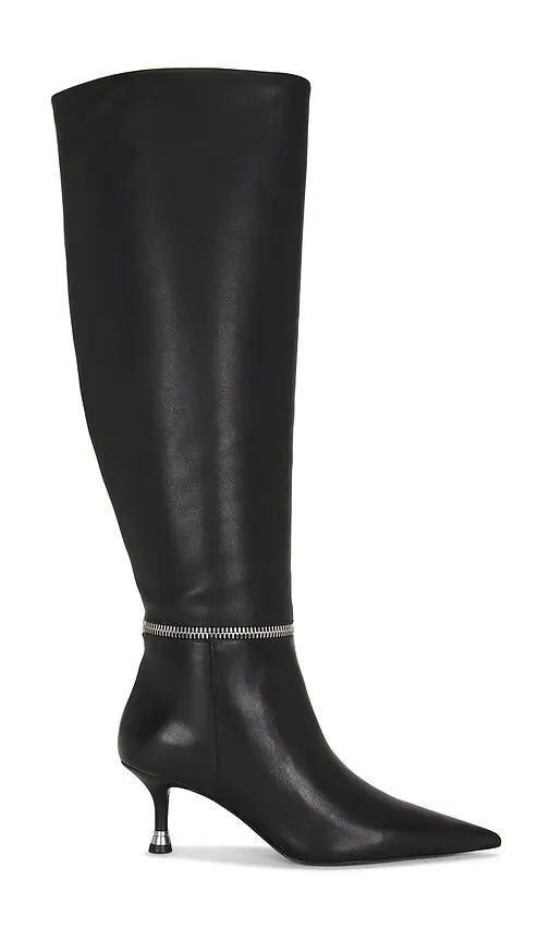 Alexander Wang Akilia Zip Slouch Leather Boot