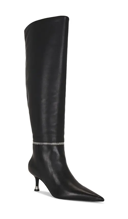 Alexander Wang Akilia Zip Slouch Leather Boot