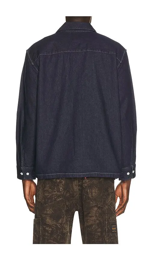 LEVI'S Worker Long Sleeve Shirt In Blue