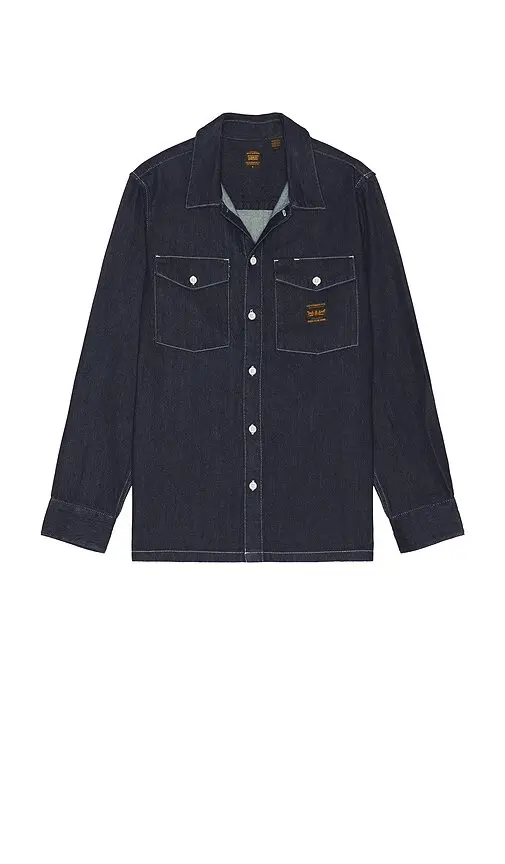 LEVI'S Worker Long Sleeve Shirt In Blue