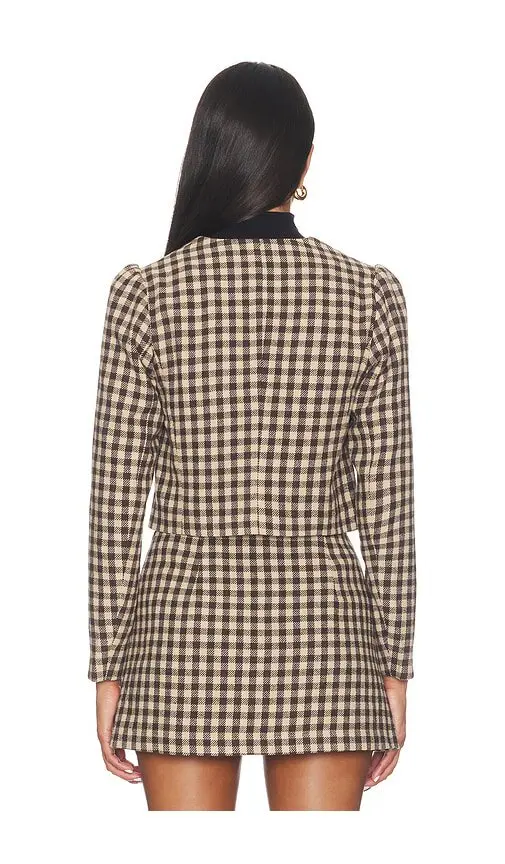SISTER NY Celeste Jacket In Chocolate