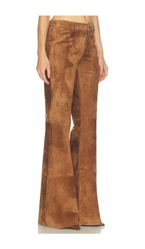 SAU LEE Gael Suede Pant