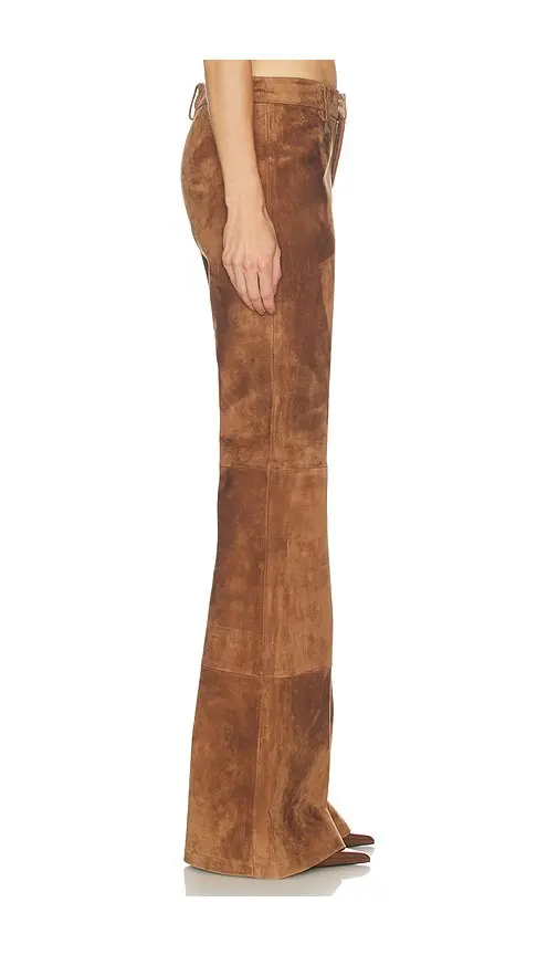 SAU LEE Gael Suede Pant