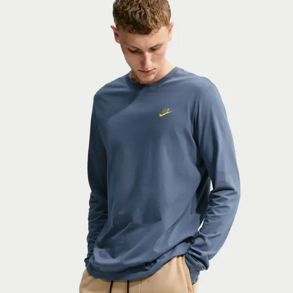 Nike Sportswear Club Long-sleeve T-shirt - Blue