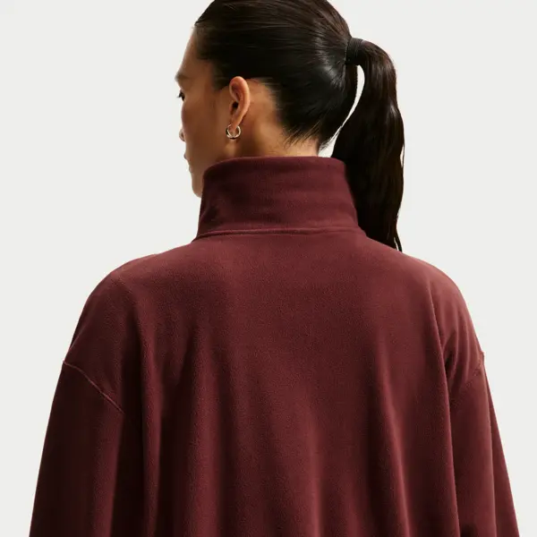 Nike One Therma-fit Oversized Full-zip Jacket - Purple