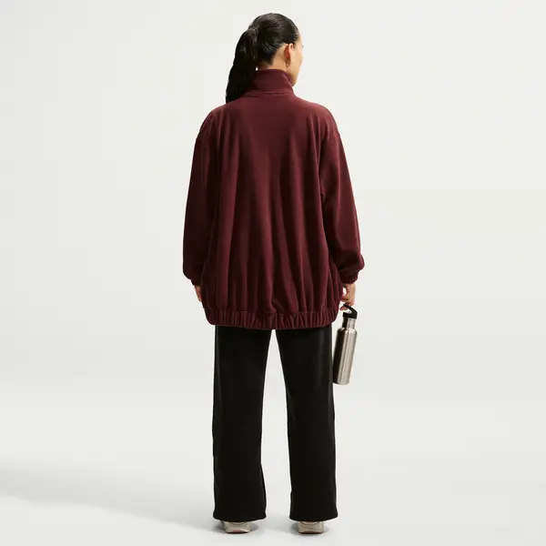 Nike One Therma-fit Oversized Full-zip Jacket - Purple
