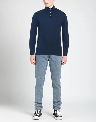 FILIPPO DE LAURENTIIS Polo Shirt Size Cotton - Navy