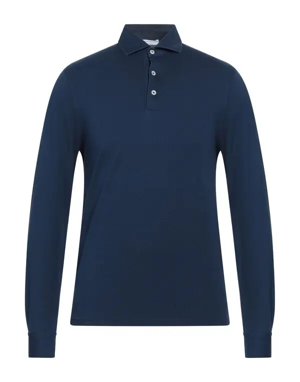 FILIPPO DE LAURENTIIS Polo Shirt Size Cotton - Navy