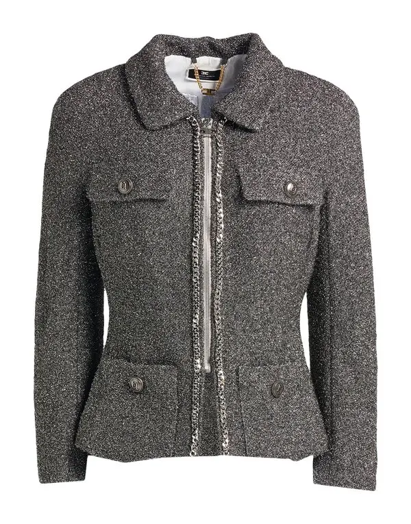 Elisabetta Franchi Jacket Size Viscose, Polyimide, Polyamide, Polyester