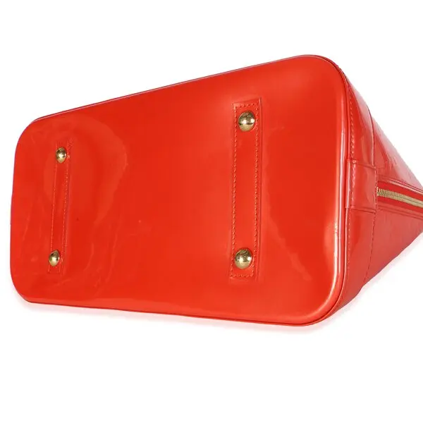LOUIS VUITTON Sunset Monogram Vernis Alma Gm - Orange