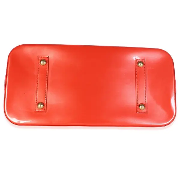 LOUIS VUITTON Sunset Monogram Vernis Alma Gm - Orange