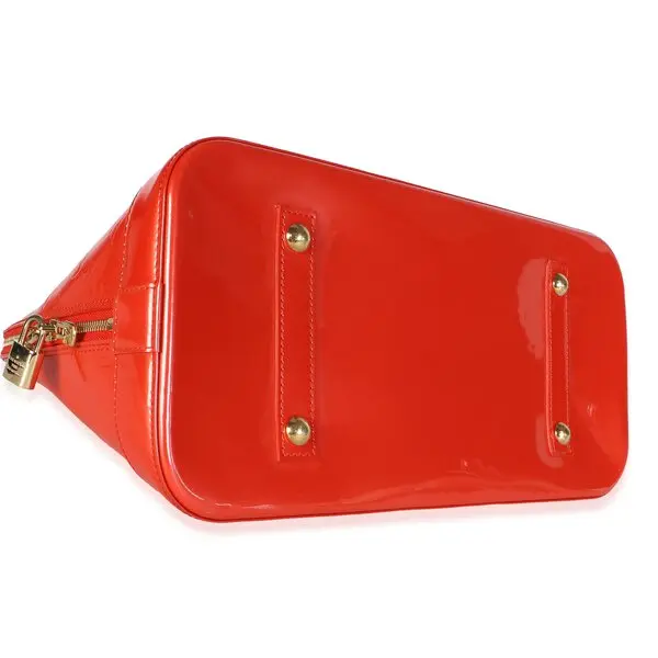 LOUIS VUITTON Sunset Monogram Vernis Alma Gm - Orange