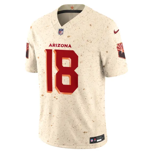Nike Marvin Harrison Jr. Arizona Cardinals Rivalries Collection Dri-fit Nfl Limited Jersey - Brown