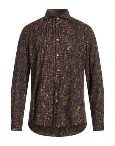 DANIELE ALESSANDRINI Shirt Size Cotton, Elastane