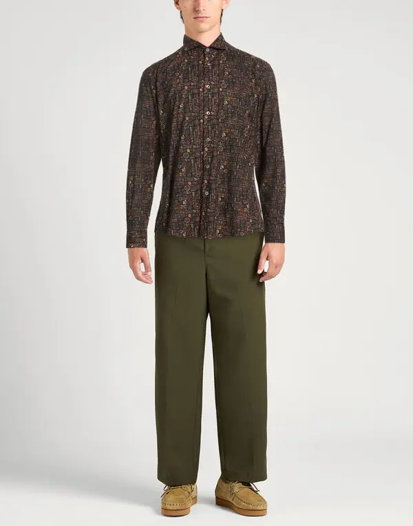 DANIELE ALESSANDRINI Shirt Size Cotton, Elastane