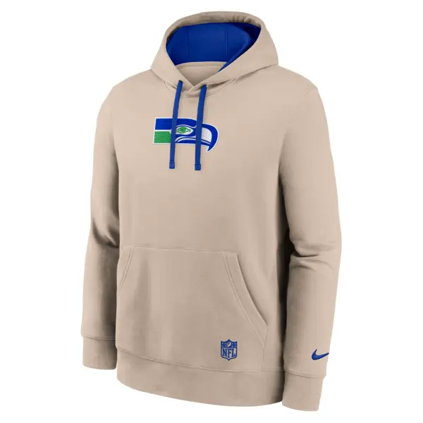 Nike Seattle Seahawks Rewind Club Nfl Pullover Hoodie - Brown