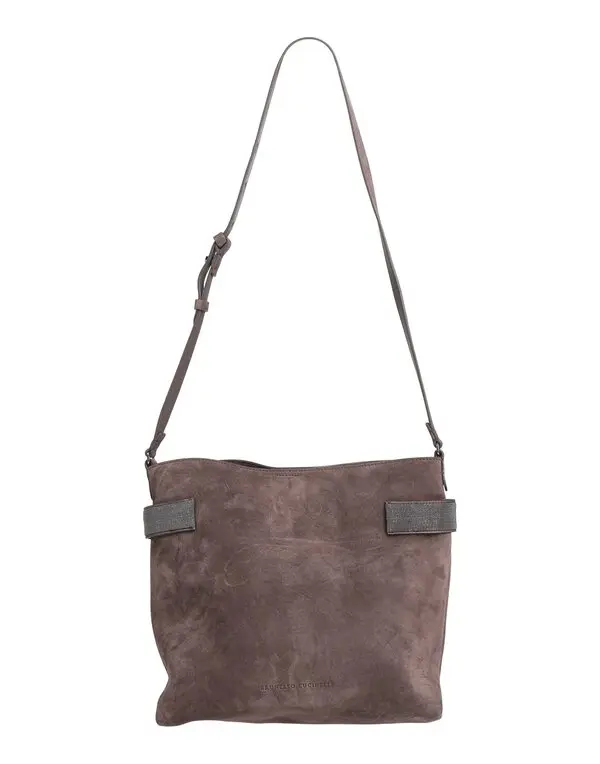 Brunello Cucinelli Shoulder Bag Dark Leather