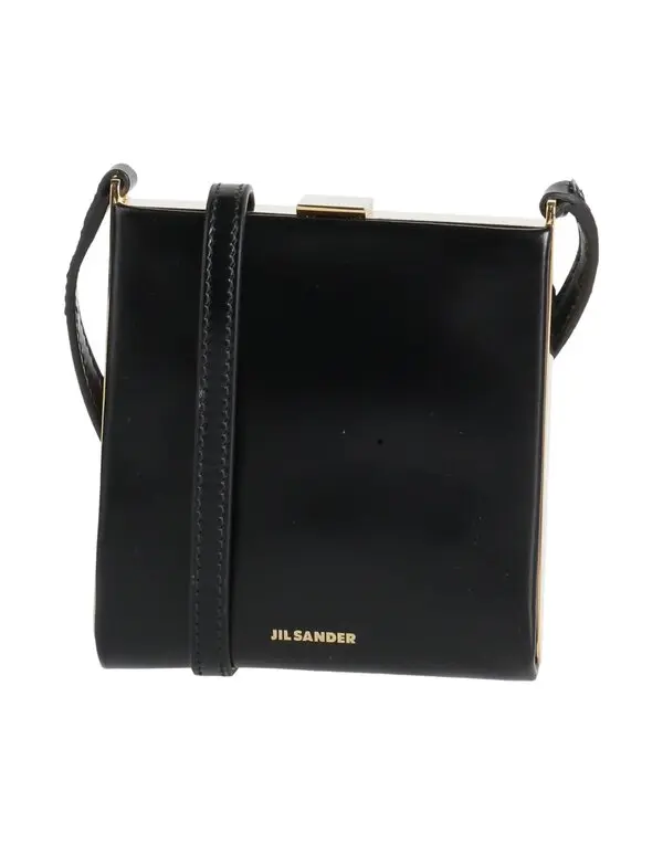 JIL SANDER Cross-body Bag Calfskin - Black