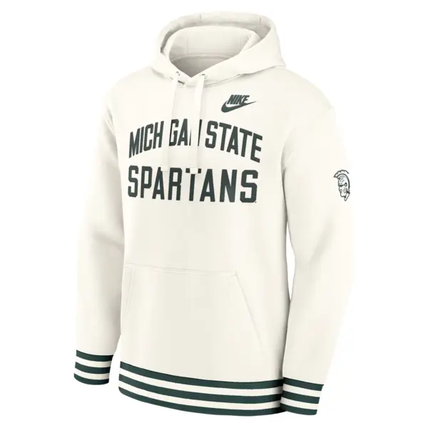 Nike Michigan State Legacy College Pullover Hoodie - Brown