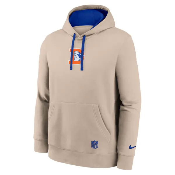 Nike Denver Broncos Rewind Club Nfl Pullover Hoodie