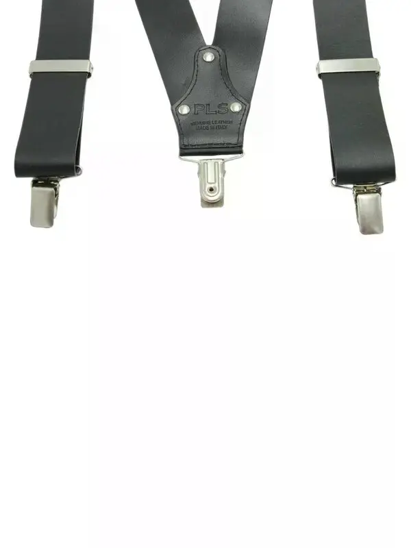 Philosophy Di Lorenzo Serafini Riveted Leather Suspenders
