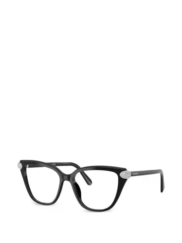 SWAROVSKI Crystal-embellished Cat-eye Glasses - Black