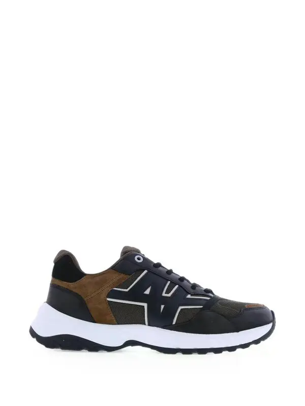 NUBIKK Ross Trek Edge Panelled Sneakers - Black